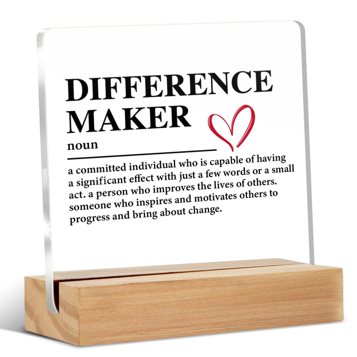 Amazon.com: Difference Maker Gift, Coworker Gift for Women Men, Thank ...