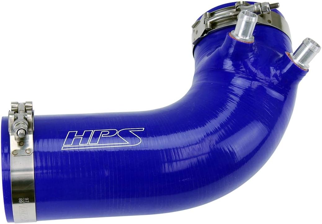Amazon.com: HPS Performance Red Silicone Air Intake Hose Post MAF Tube ...