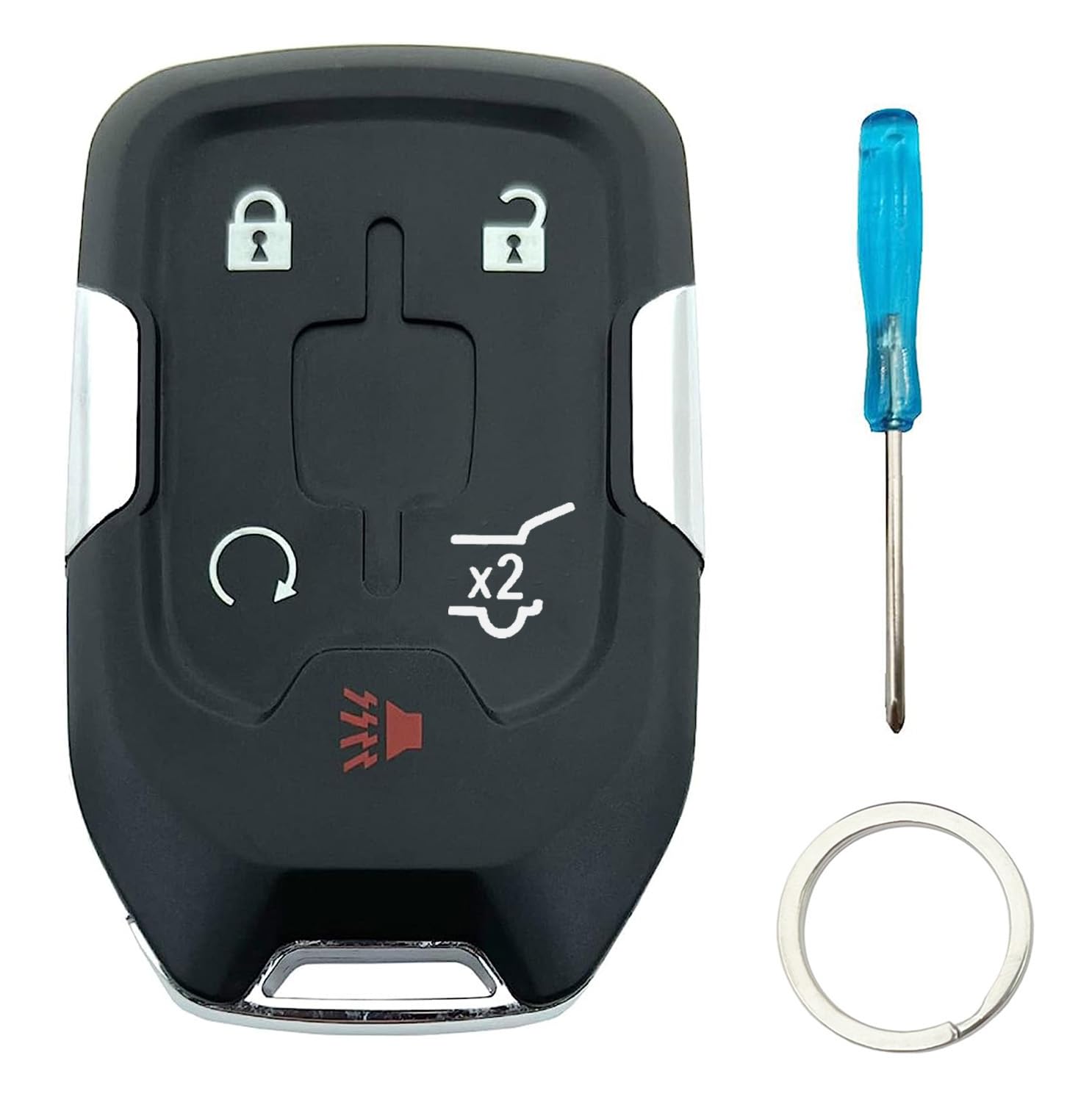 Amazon.com: Smart Key Fob Cover Case Shell fit for GMC Yukon Acadia ...