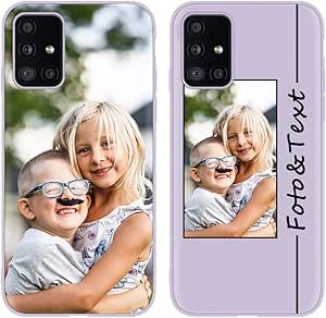 Amazon.com: Eouine Custom Phone Case for Samsung Galaxy A51 4G (6.5") - Personalized Picture ...