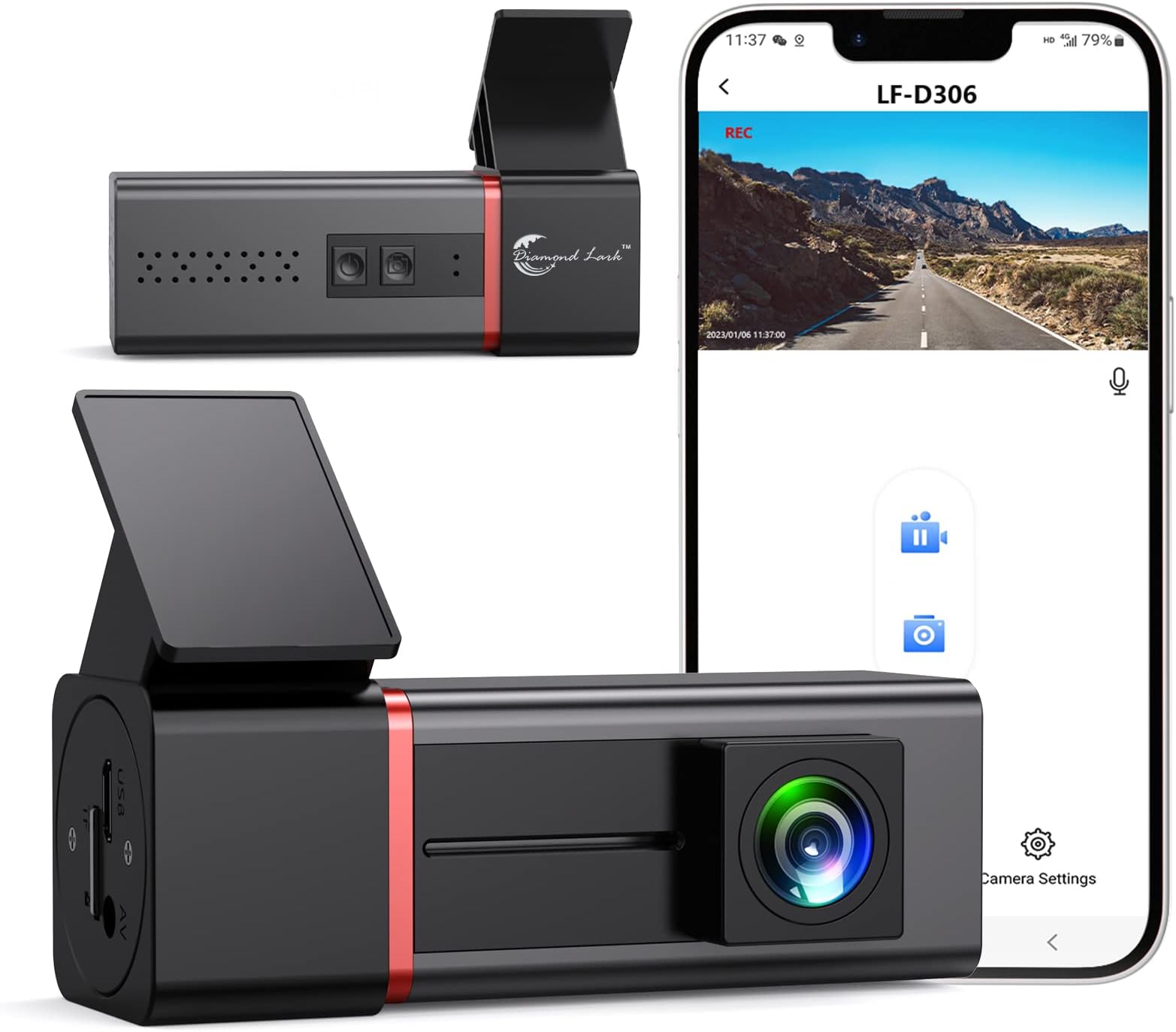 Amazon.com: Dash Camera for Cars, 1080P FHD Dash Cam Front, Car Camera ...