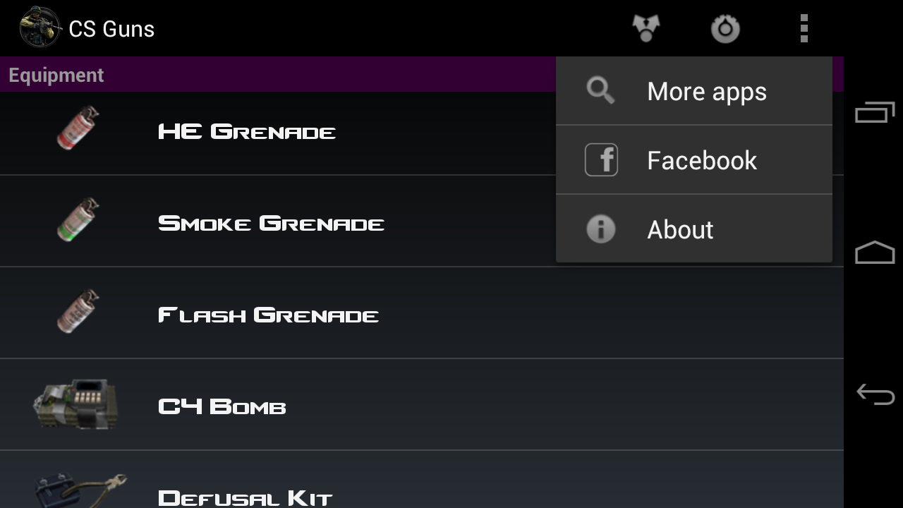 CS Guns - App on Amazon Appstore