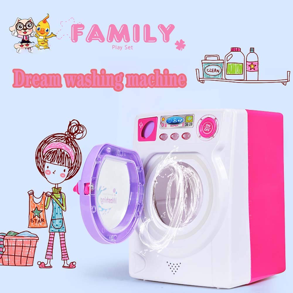 Buy Children Kids Home Washing Machine Toy, Simulate Pretend Play ...