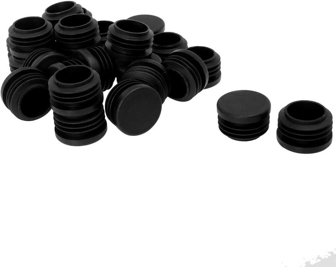 uxcell 1 1/4" 1.26" OD Plastic Tube Inserts Pipe Caps 15pcs, 1.14"-1.22 ...