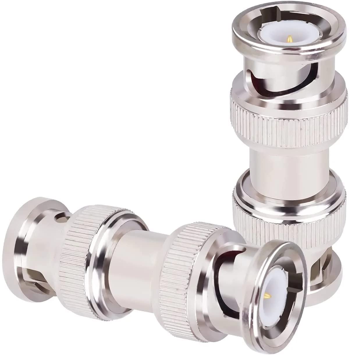 NETBOON BNC Male to BNC Male Coax Adapter, BNC RF Coaxial Connector for ...