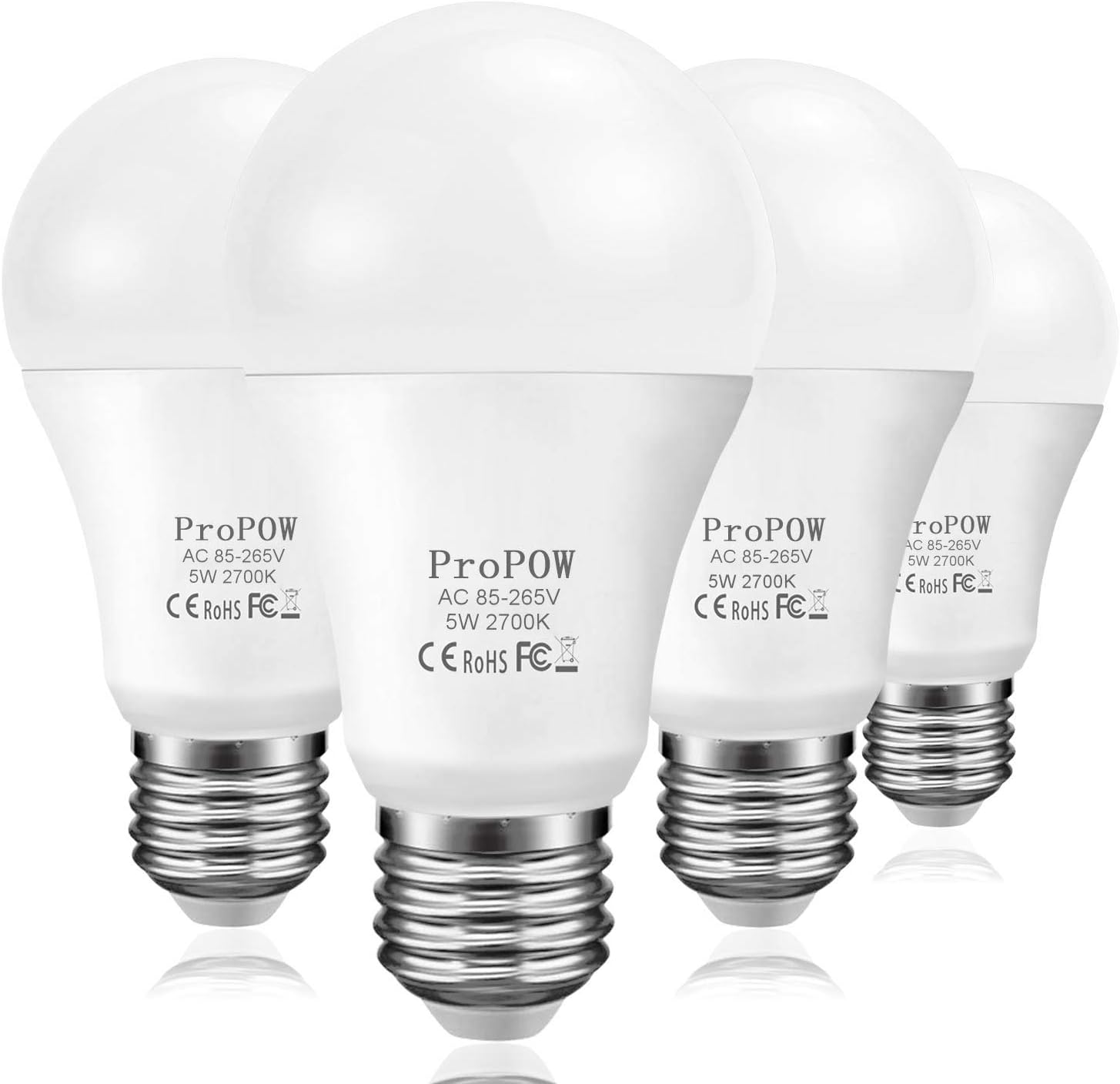 Dusk to Dawn Light Bulb,ProPOW A19 5W Smart Sensor Light Bulbs ...
