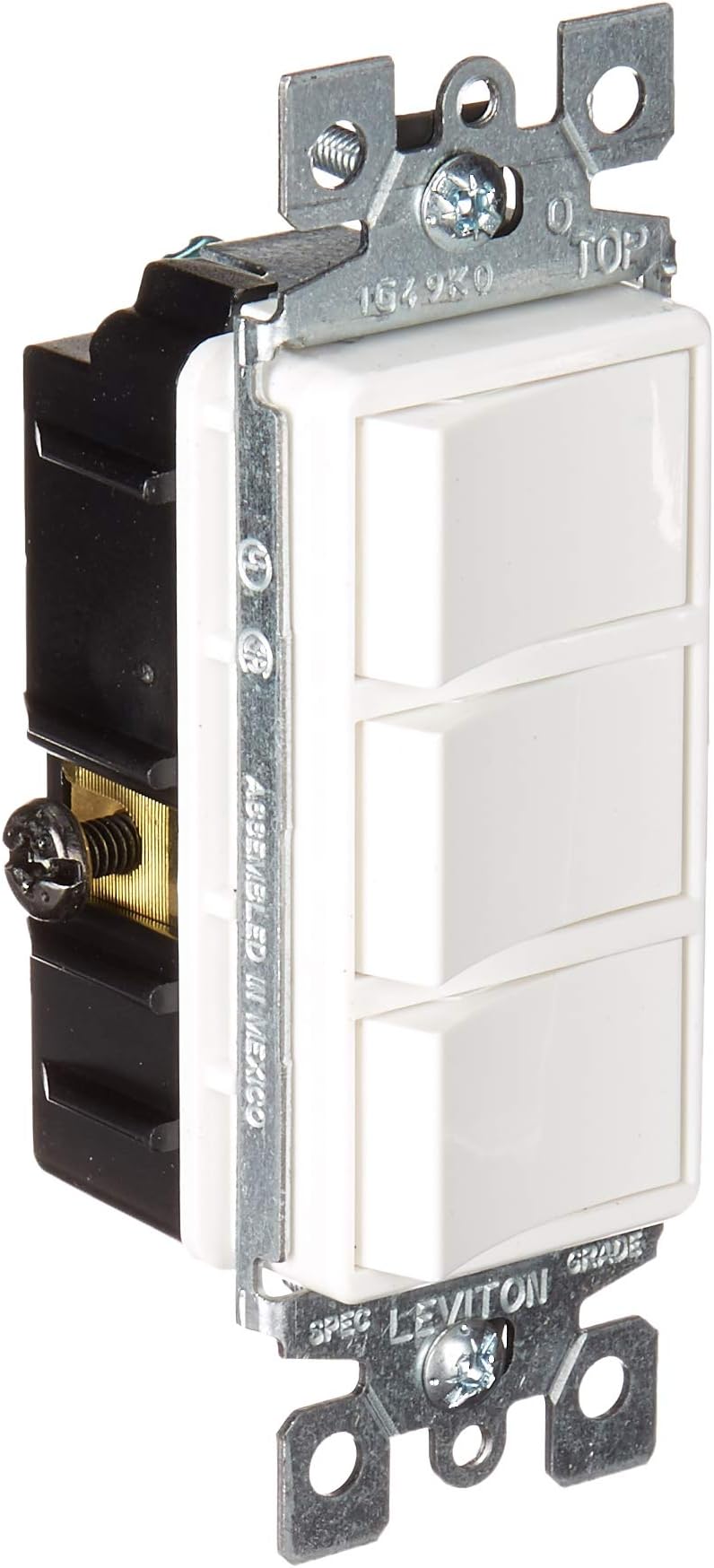 Leviton 15 Amp, 120 Volt, Decora Single-Pole, AC Combination Switch ...