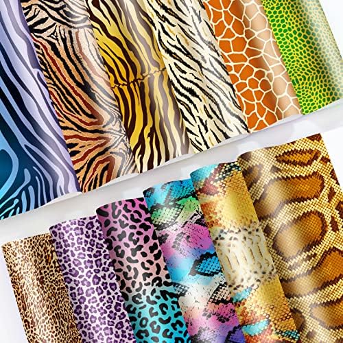 KASYU Infusible Ink Transfer Sheets -12 Sheets 12" x 11.8", Animal ...