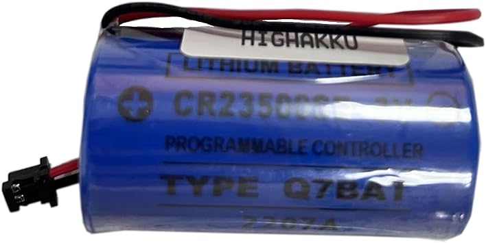 Amazon | HIGHAKKU 互換性あり にとって CR23500SE 3V Q7BAT with plug Q series PLC ...