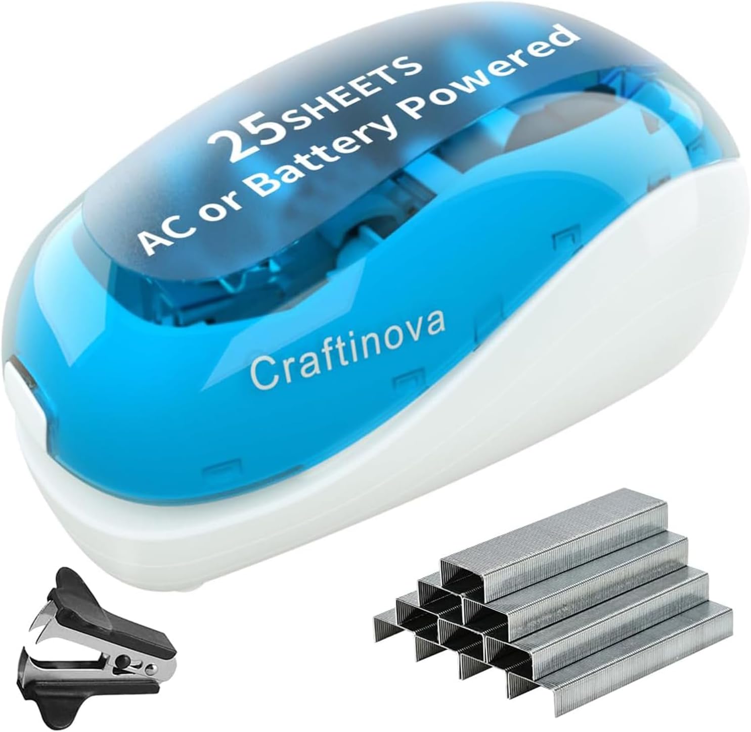 Amazon.com : Leitz Electric Stapler, 10 Sheet Capacity, Battery Powered ...