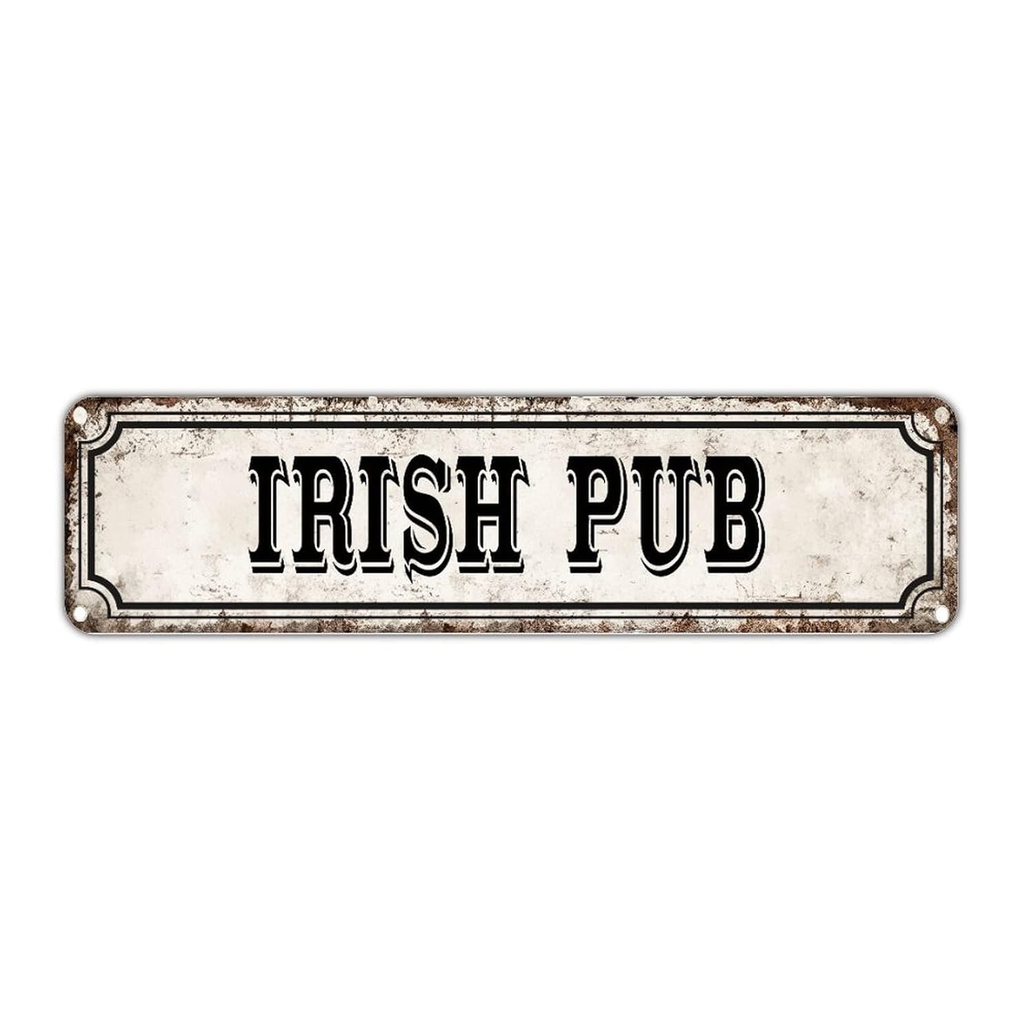 BESTORLOVE Irish Pub Street Signs, Custom Font Aluminum Metal Door Yard ...