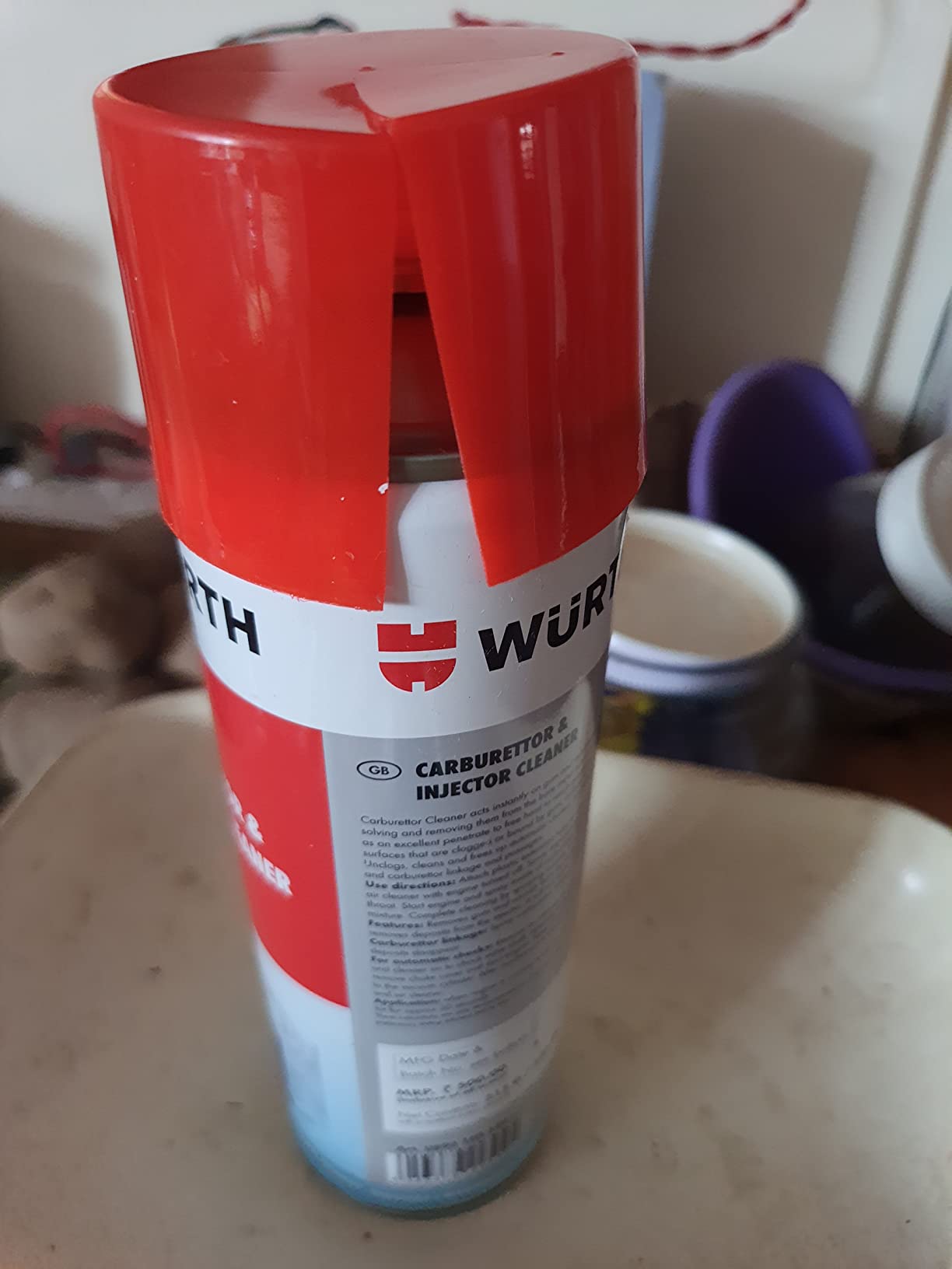 Wuerth CARBURETTOR and Injection Cleaner 0893105525045 1 Carburetor ...