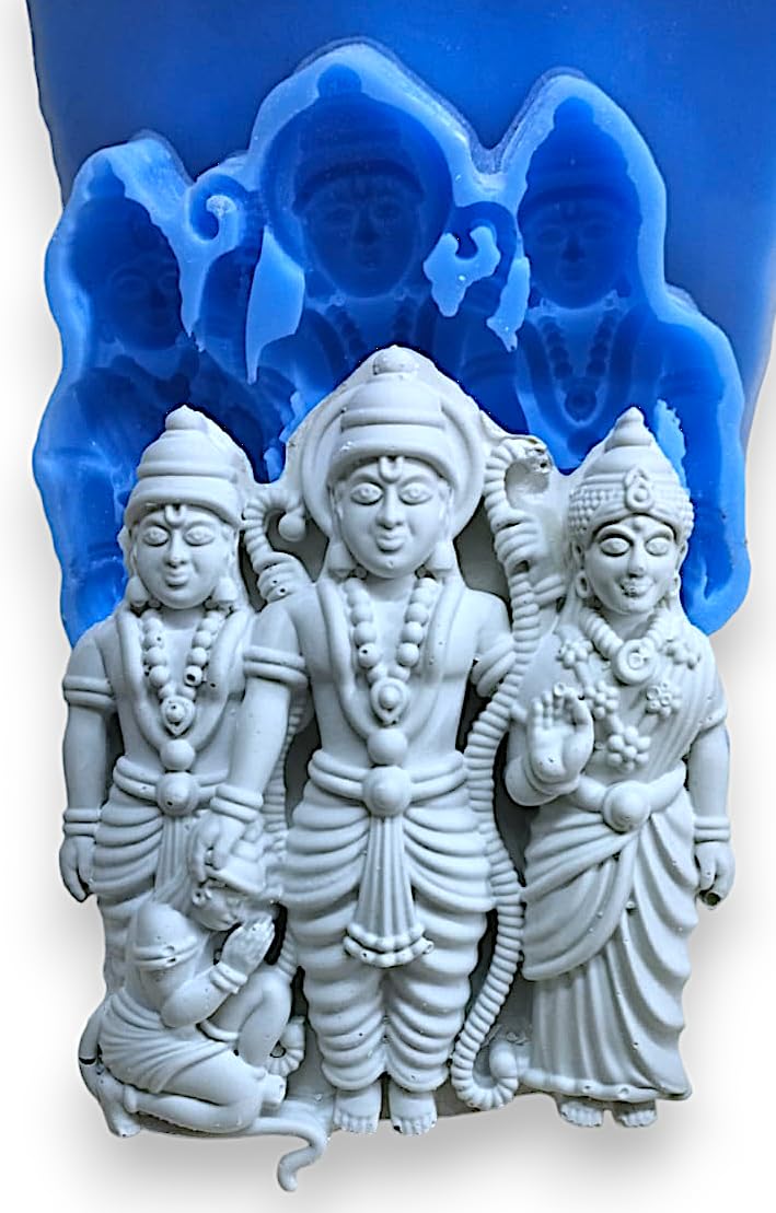 Buy BBE Shri Ram darbar ayodhya ram pariwar Hanuman,sita MATA laxman ...