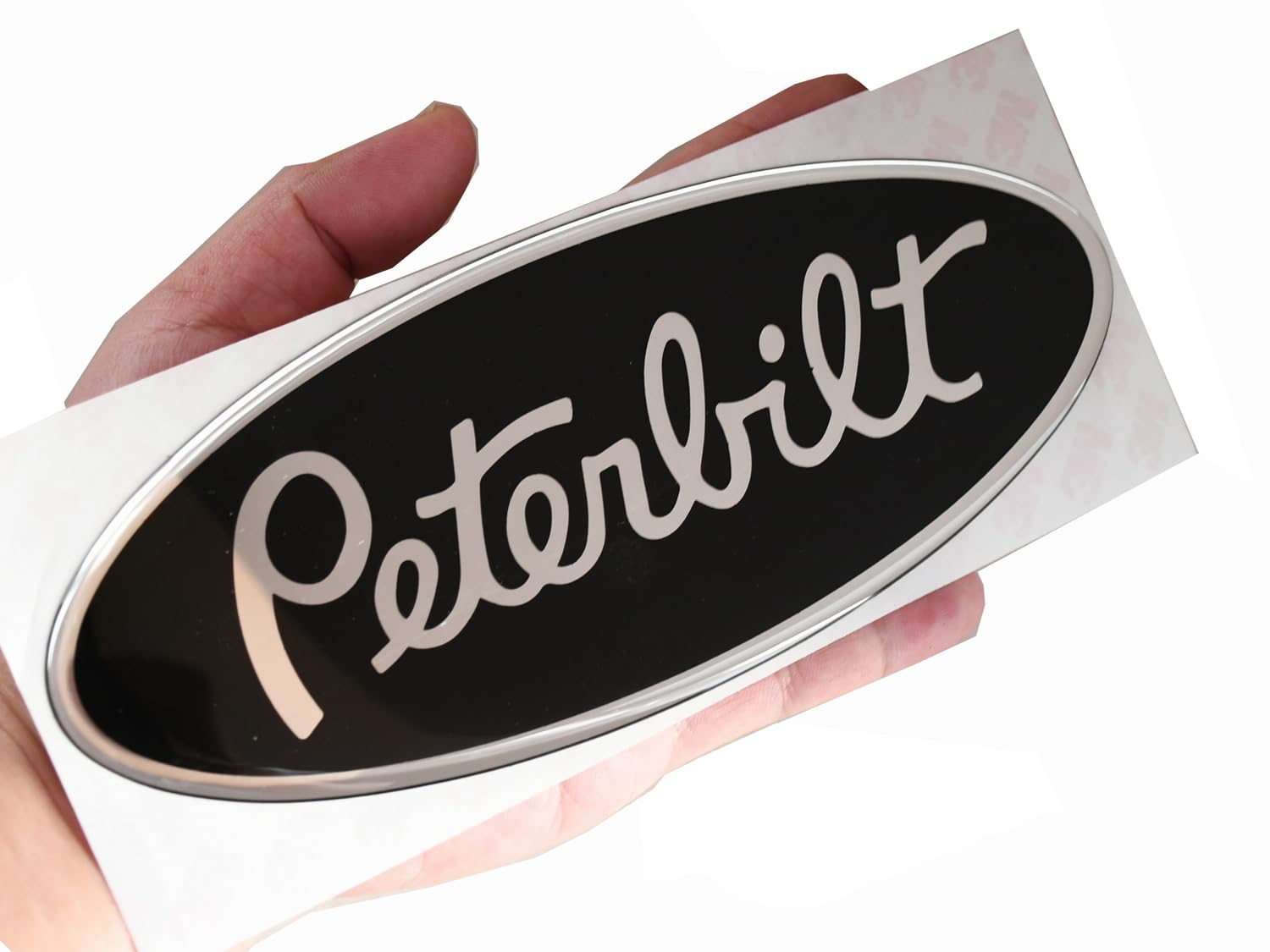 Peterbilt Logo Zwart 24" X 32" X .320" "Vintage" Peterbilt Logo