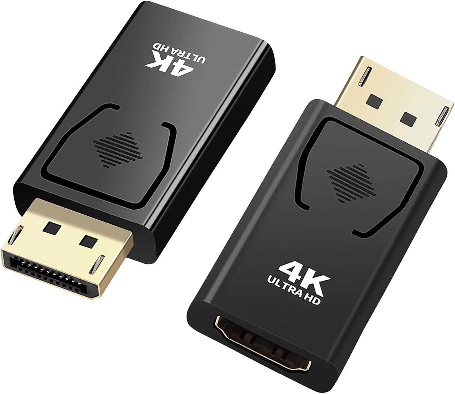 Displayport to Hdmi Adapter 2 Packs Display Port to Hdmi Port 4k Dp to ...