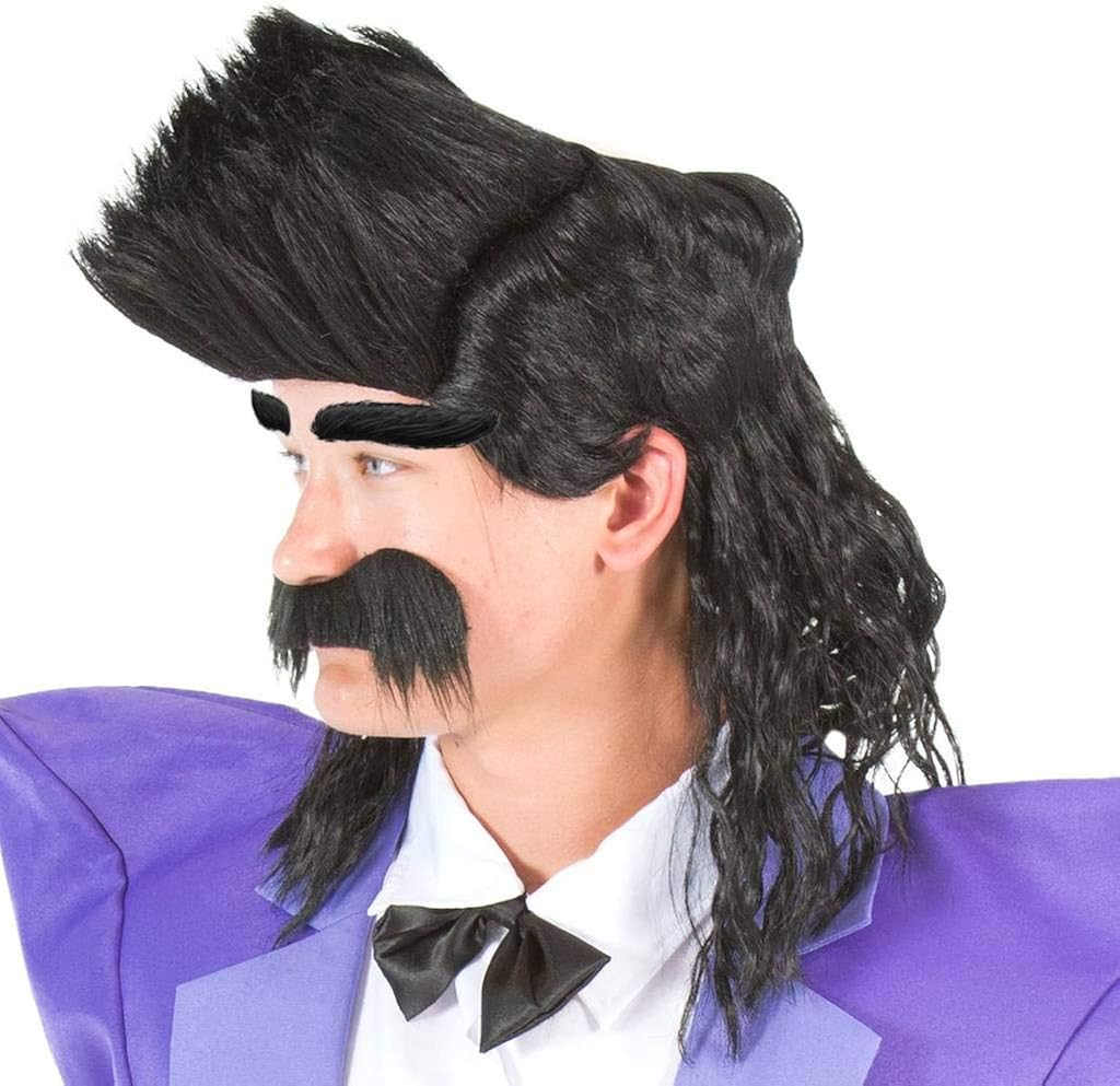 Evil Bratt Adult Costume Mullet Wig : Amazon.fr: Autres