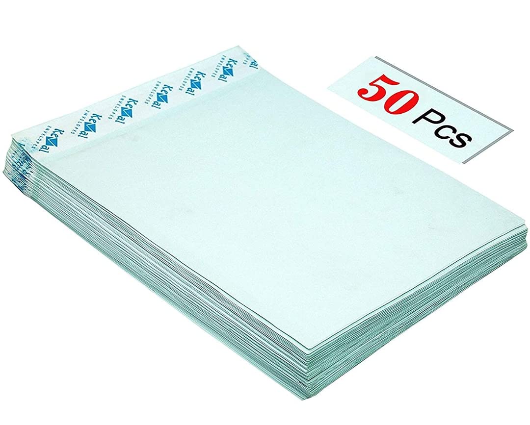 Safety envelopes A4 size Blue Self Adhesive Cloth Lined envelopes (Pack ...