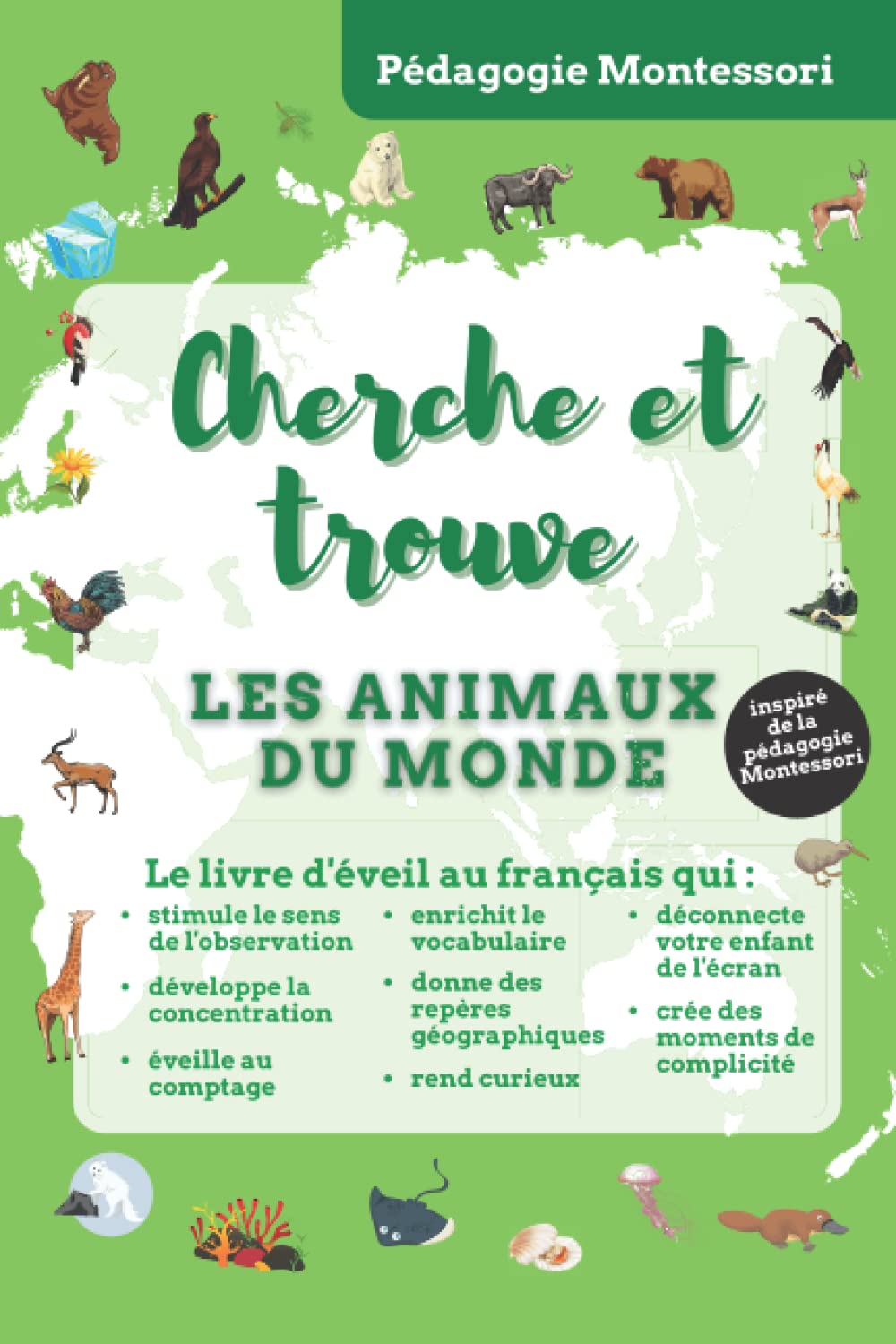 Cherche Et Trouve Les Animaux Du Monde Cherche Et Trouve | Desertcart ...