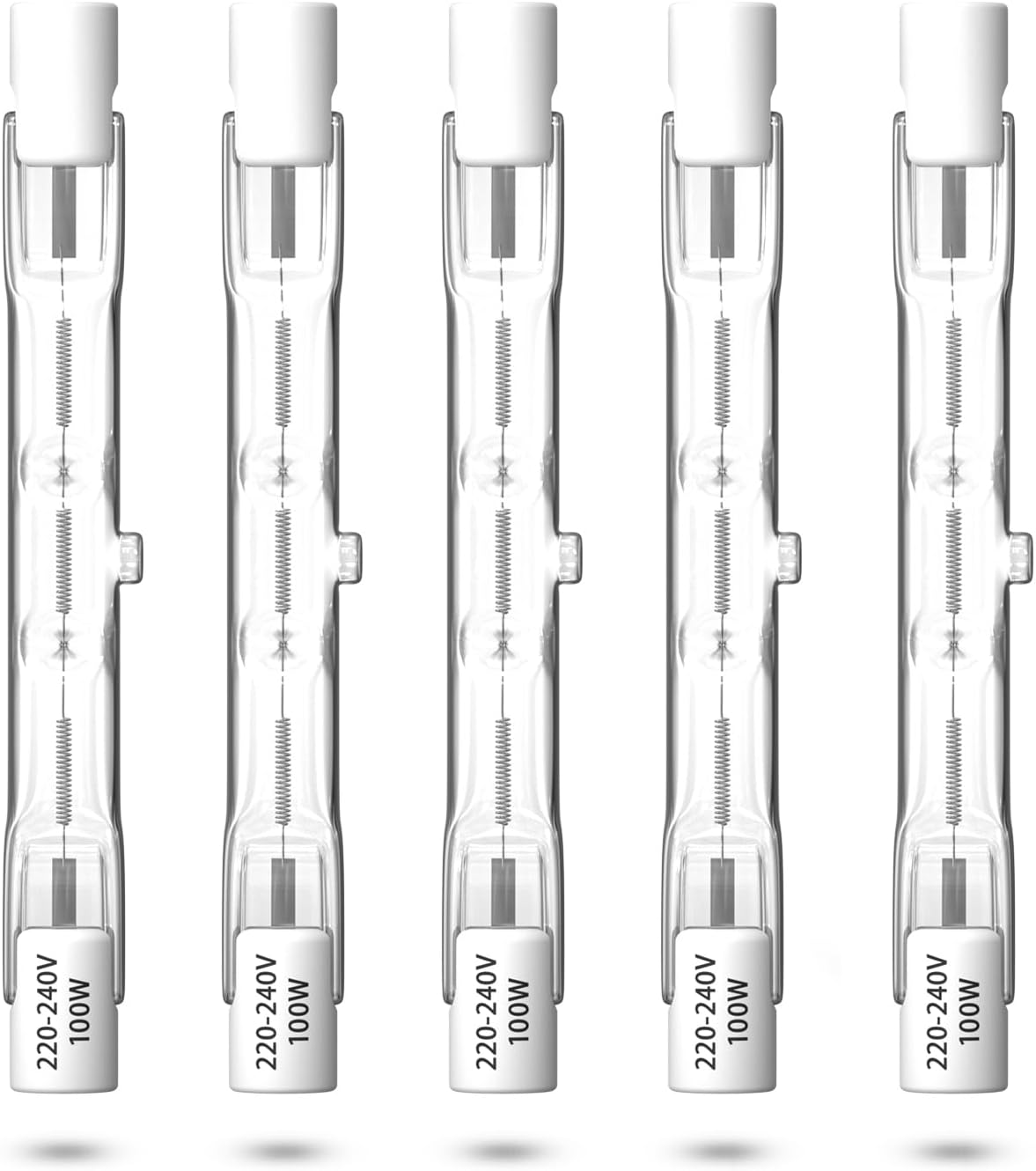 Aurax 100W R7S Halogen Bulbs 78mm Dimmable R7S Linear Halogen ...