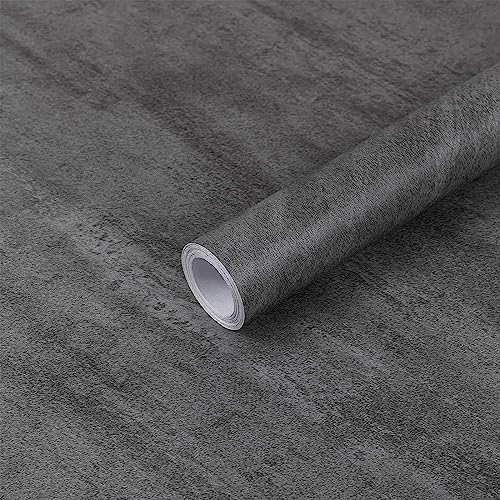 Hode Grey Sticky Back Plastic 30X300cm,Vinyl Wrap, Dark Grey Self ...
