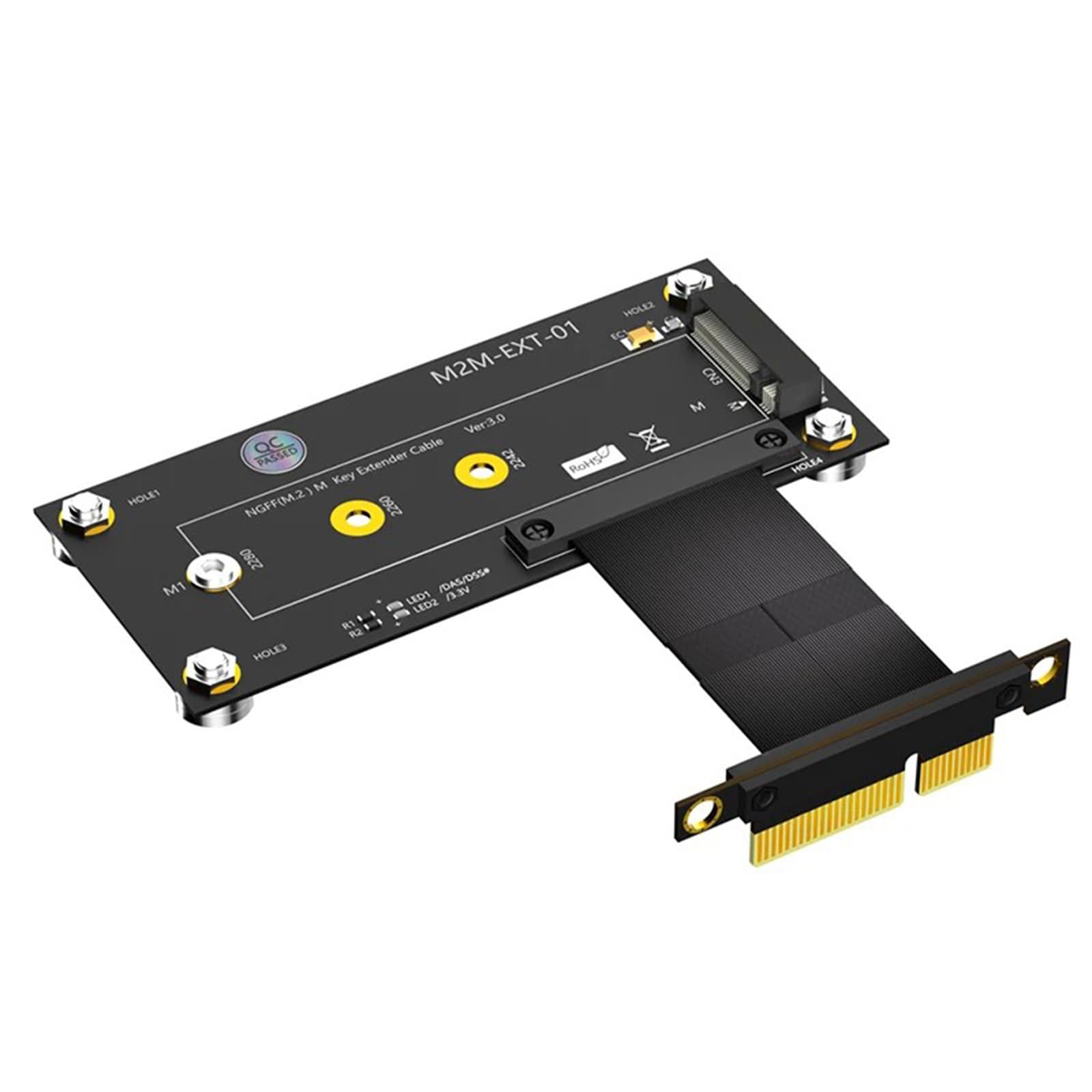 Amazon.co.jp: PCIE M2 アダプタ NVMe SSD M2 PCIE ライザー PCI-E PCI Express M キー ...