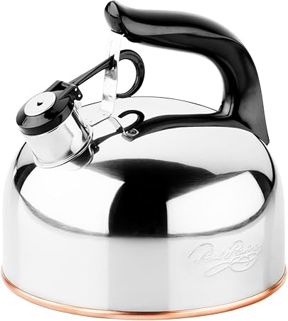 Amazon.com: Revere Whistling Tea Kettle, 2-1/3-Quart, Silver: Home ...