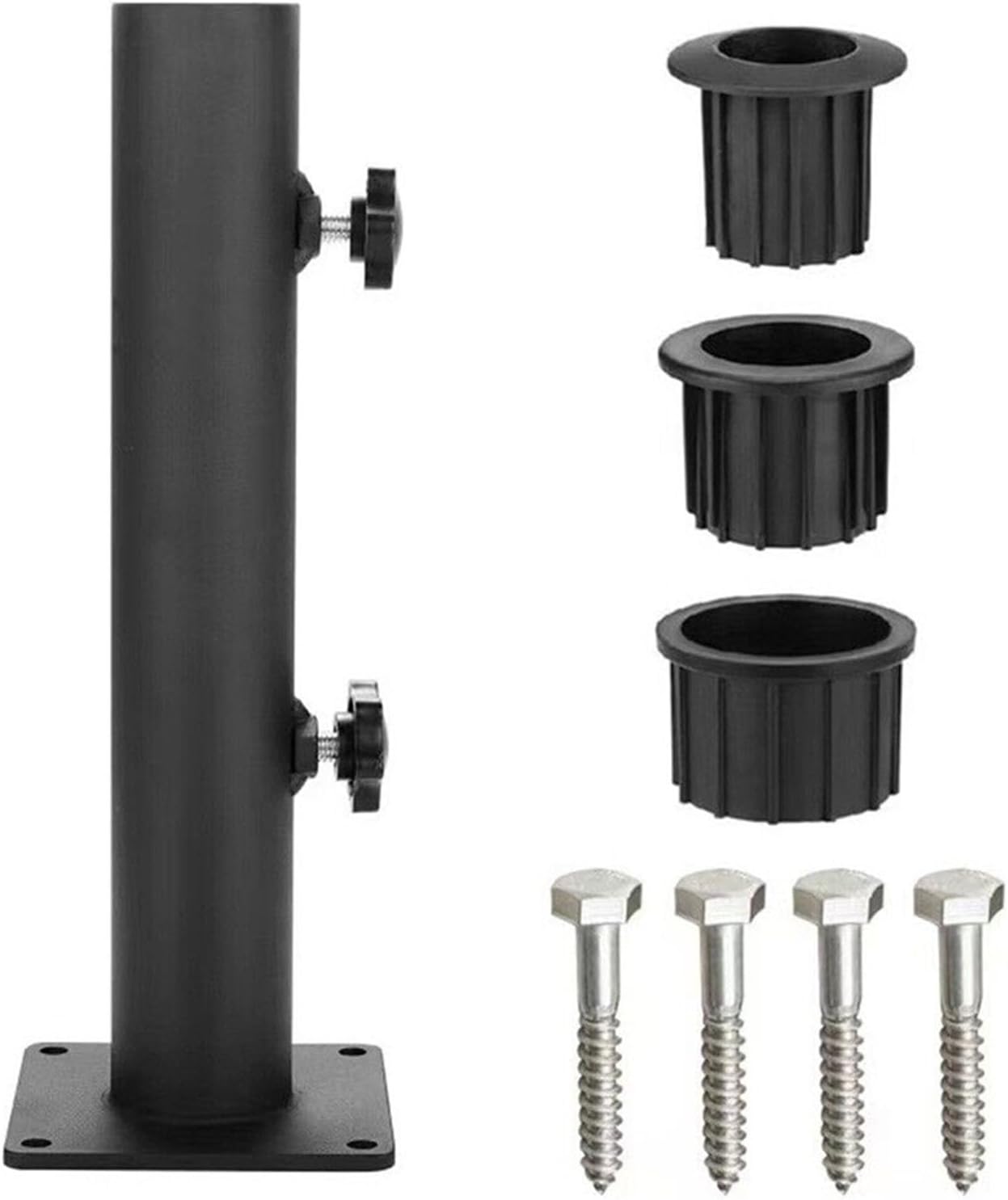 Stainless Steel Parasol Standpipe with PVC Sleeves for Stable Outdoor ...