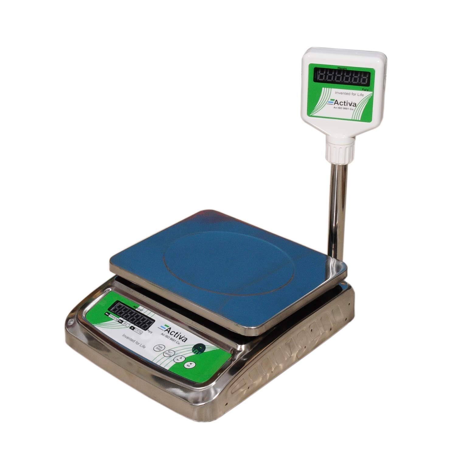Buy ACTIVA 30 kg Capacity, Stainless Steel Digital Table Top Weighing ...