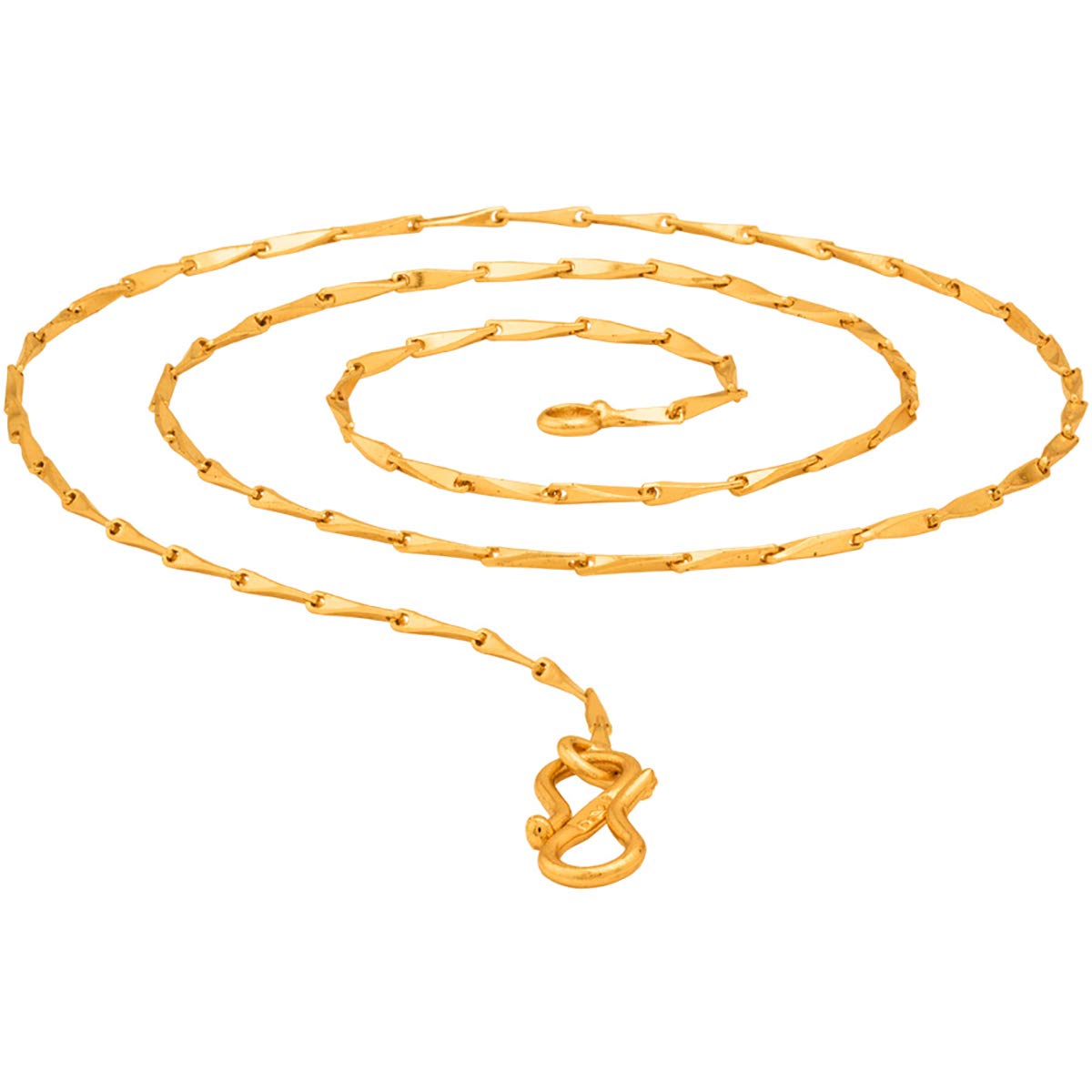 Thrillz Trendy And Fancy Interlink Pattern Double Coated Chain For Men ...