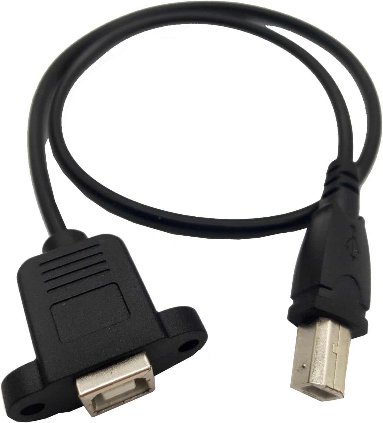 Amazon.com: StarTech.com 1 ft Panel Mount USB Cable B to B - F/M - USB ...
