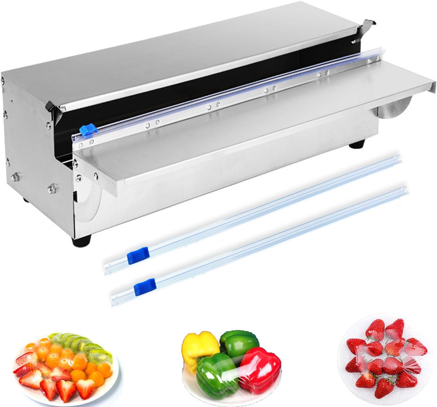Amazon.com: Hand Film Wrapping Machine 20" Stainless Steel Table Wrap ...