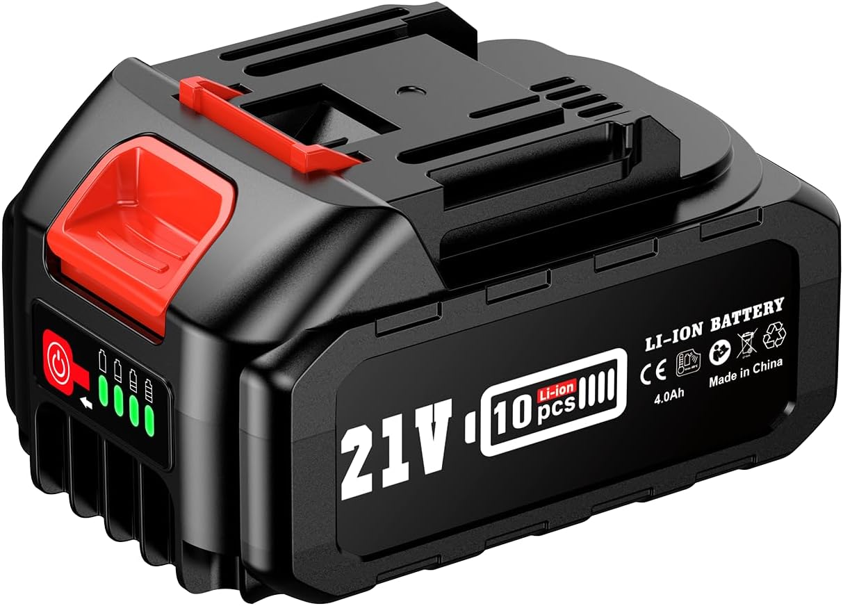 Original Supstable Batterie 21-V 4,0 Ah (Li-ION, 21 V, 1x 4,0 Ah, Compatible avec Tous Les ...