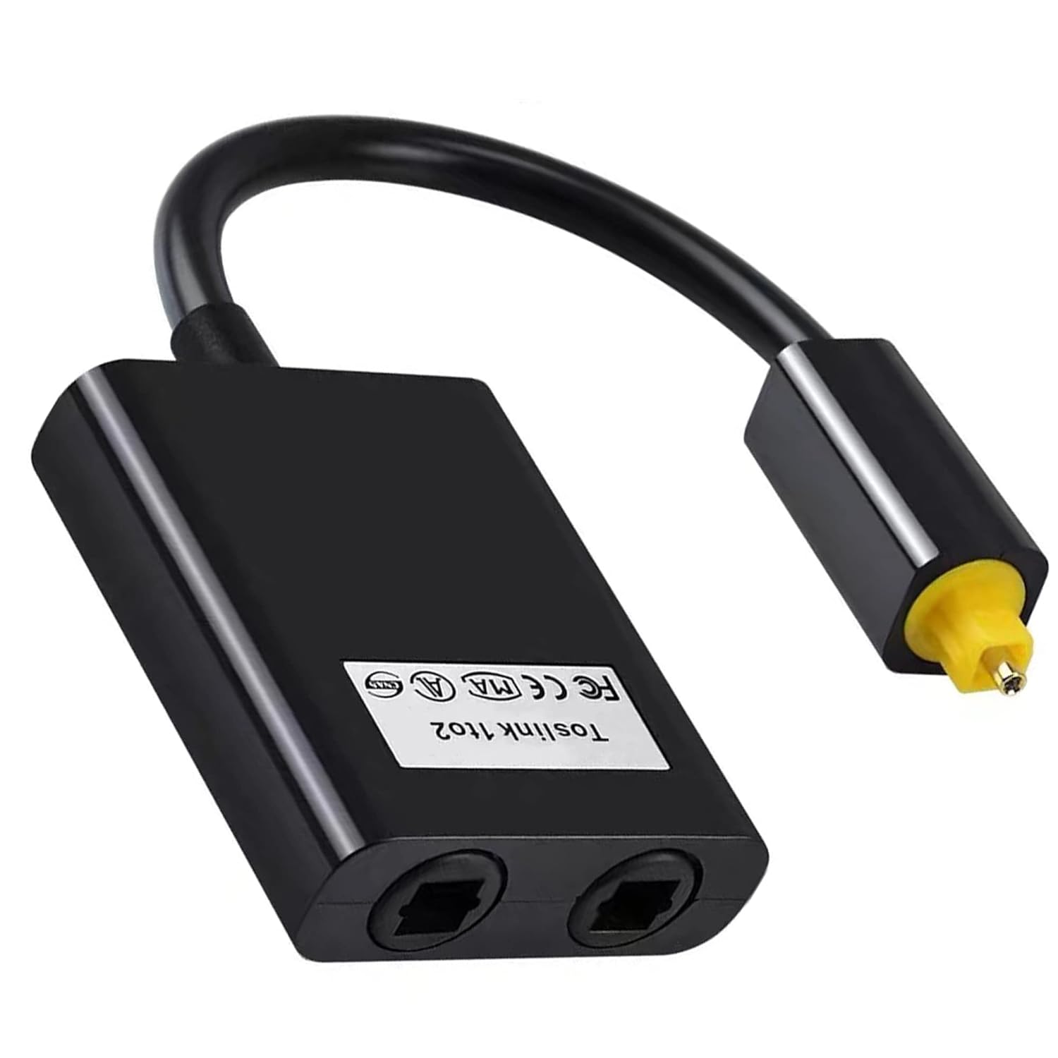 Amazon.com: GobbaGoods Optical Splitter 1 in 2 Out Digital Toslink ...