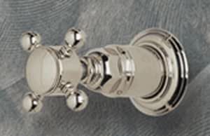 Rohl Polished Nickel Volume Control with Metal Lever Handle - Shower ...
