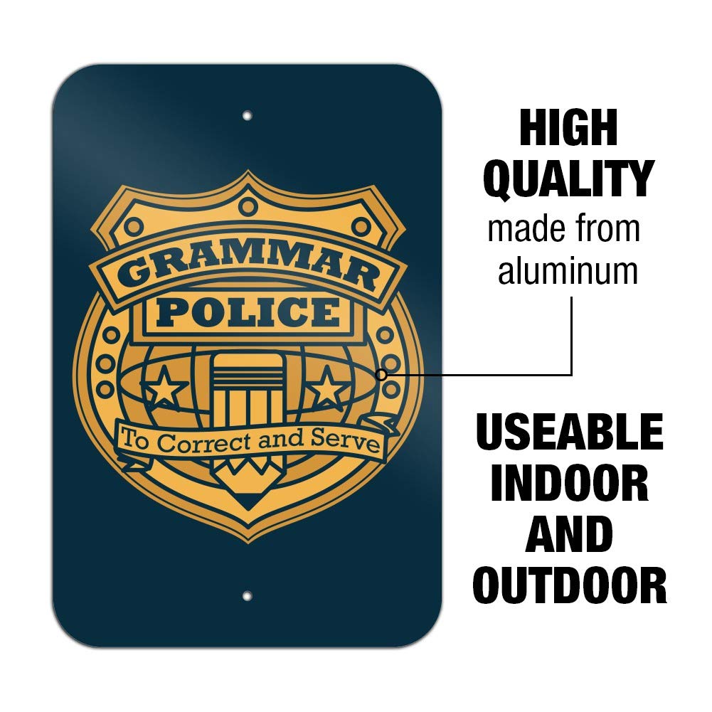Grammar Police Badge
