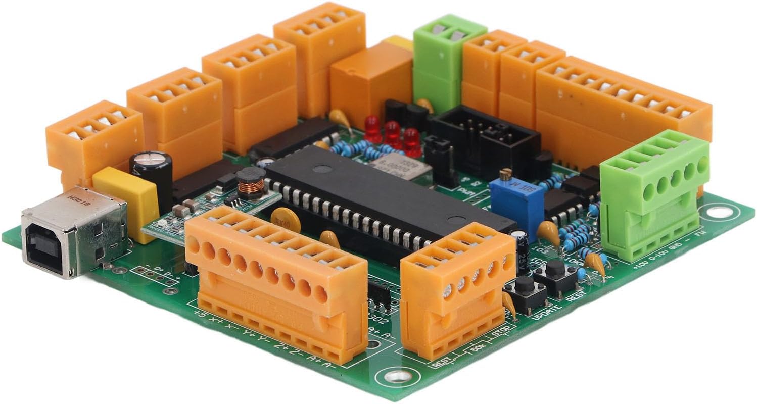 USB Interface CNC Motion Control Card, 4/3 Axes G Code, 25 KHz, 3 ...