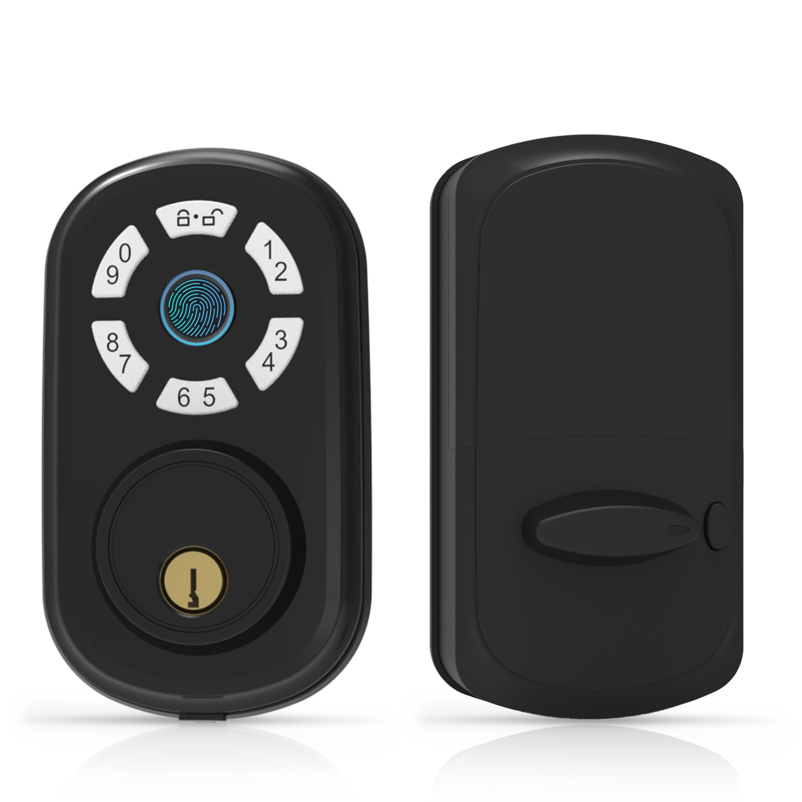 Fingerprint Door Lock with Code, Keyless Entry Door Lock with Keypad ...