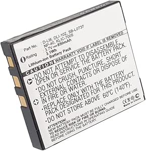 Amazon.com: Synergy Digital Camera Battery, Compatible with Technika ...