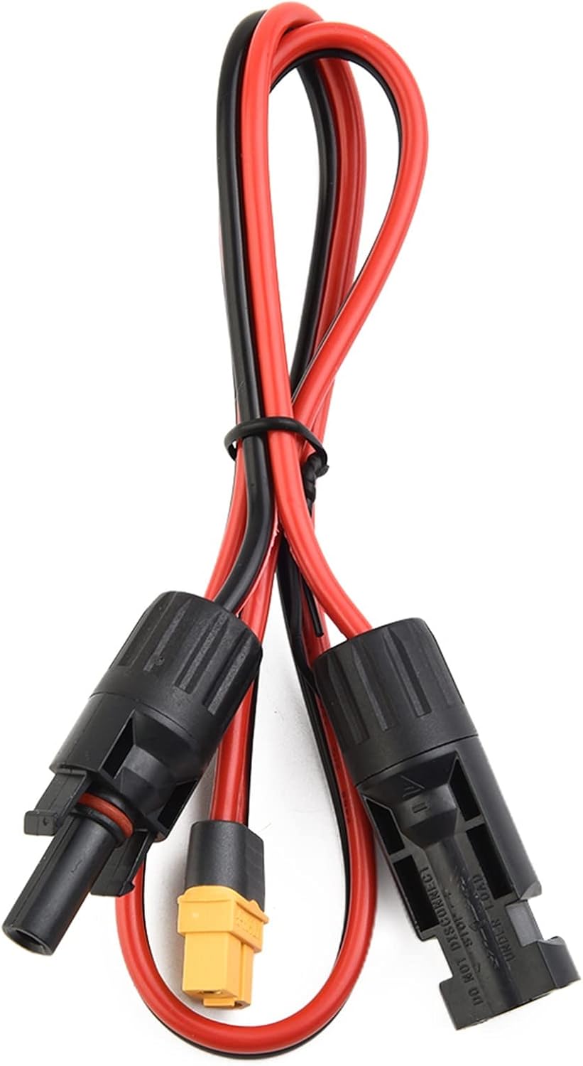 QOXEZY Solar Charging Cable Solar to for XT60 Adapter Connection of ...