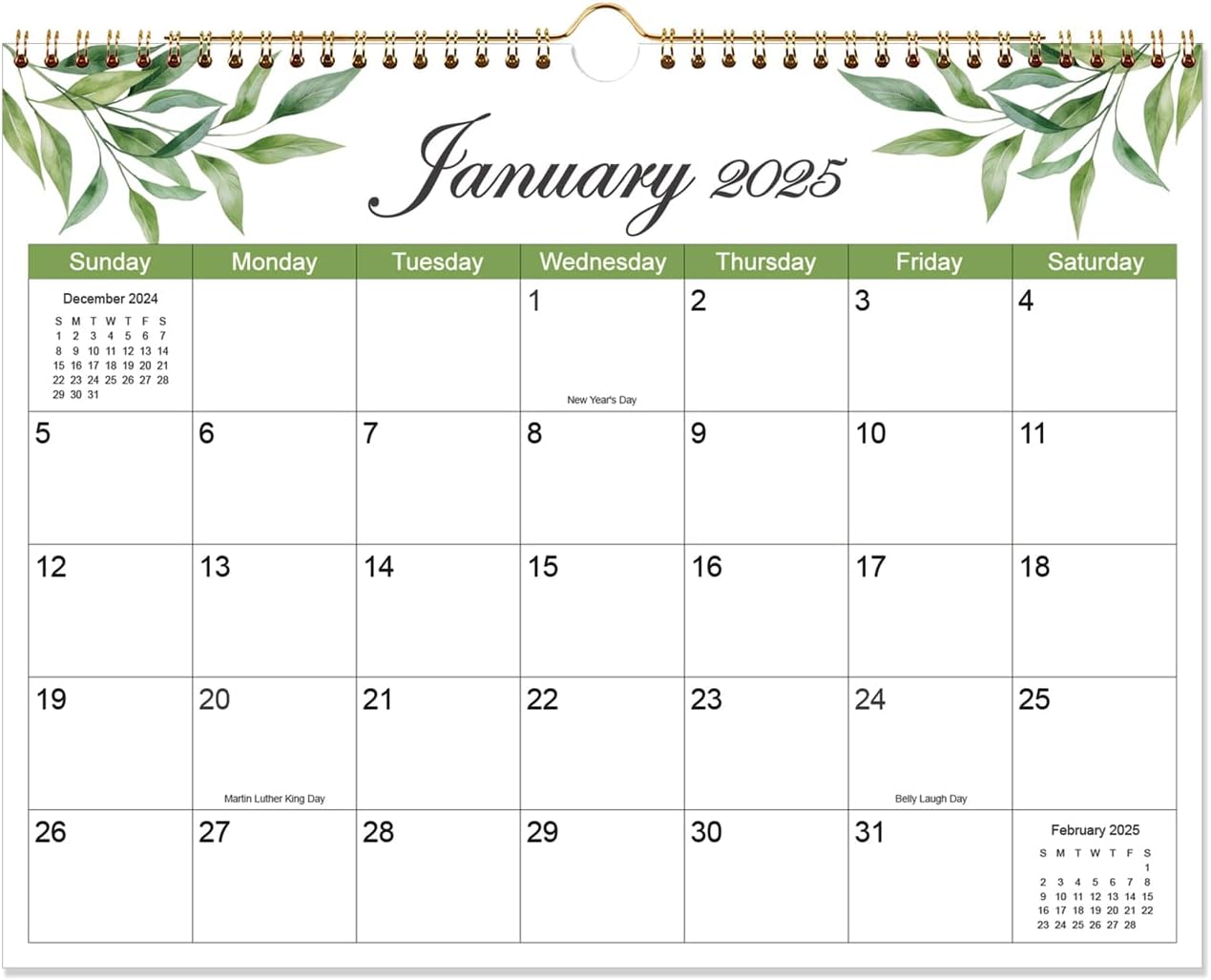 Calendar 2025 - Wall Calendar 2025 from January 2025 Kosovo | Ubuy