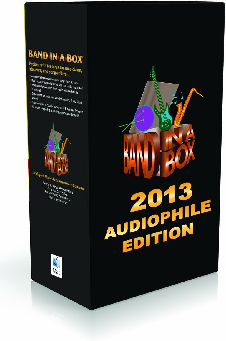Amazon.com: Band-in-a-Box 2013 Audiophile Edition [Old Version, Mac USB ...