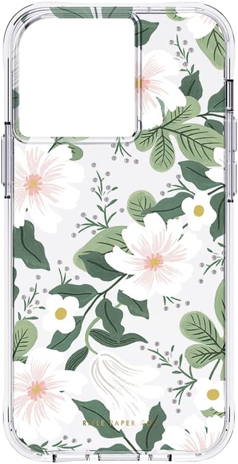 Amazon.com: Rifle Paper Co. iPhone 13 Pro Case - 10ft Drop Protection ...