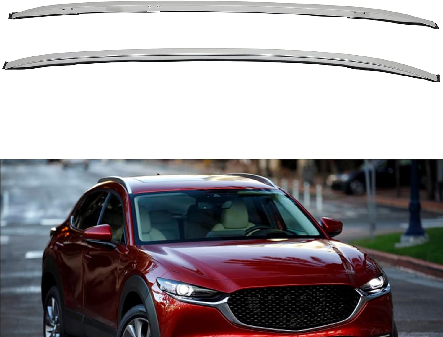 Buy ROADFAR Roof Rack Side Rails Fit for CX-30 2020-2021,Aluminum ...