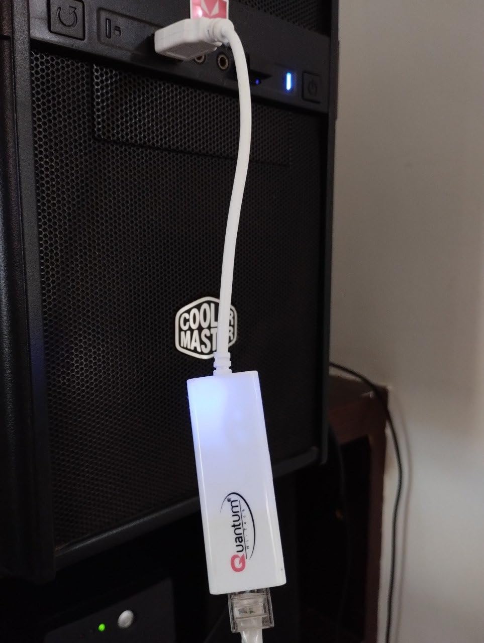 Quantum QHM8106 USB to RJ45 Ethernet LAN Adapter (White) : QHMPL 8106 ...