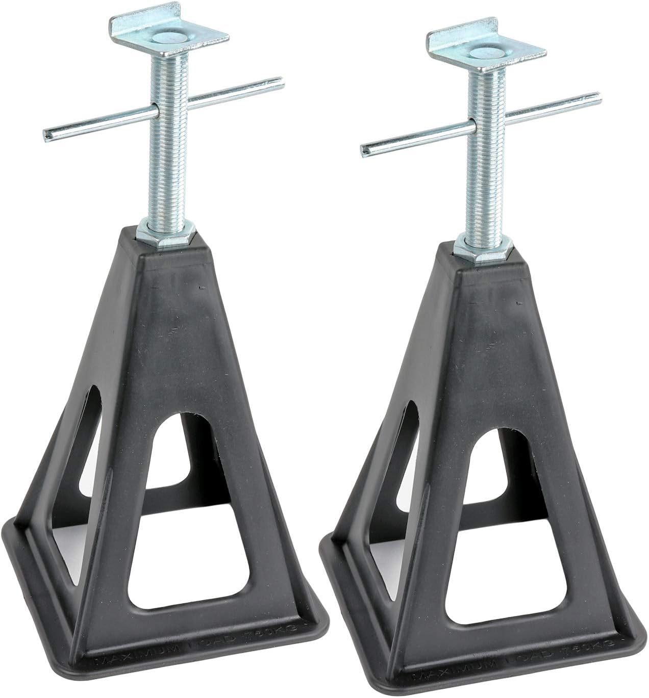 Pro Plus Support Stand, Set of 2, Plastic, Height-Adjustable, 750 kg ...
