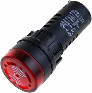 INANIR 1PCS AD16-22SM Intermittent Sound,Buzzer Alarm,22MM 12V 24V 110V,220V red Green Yellow ...