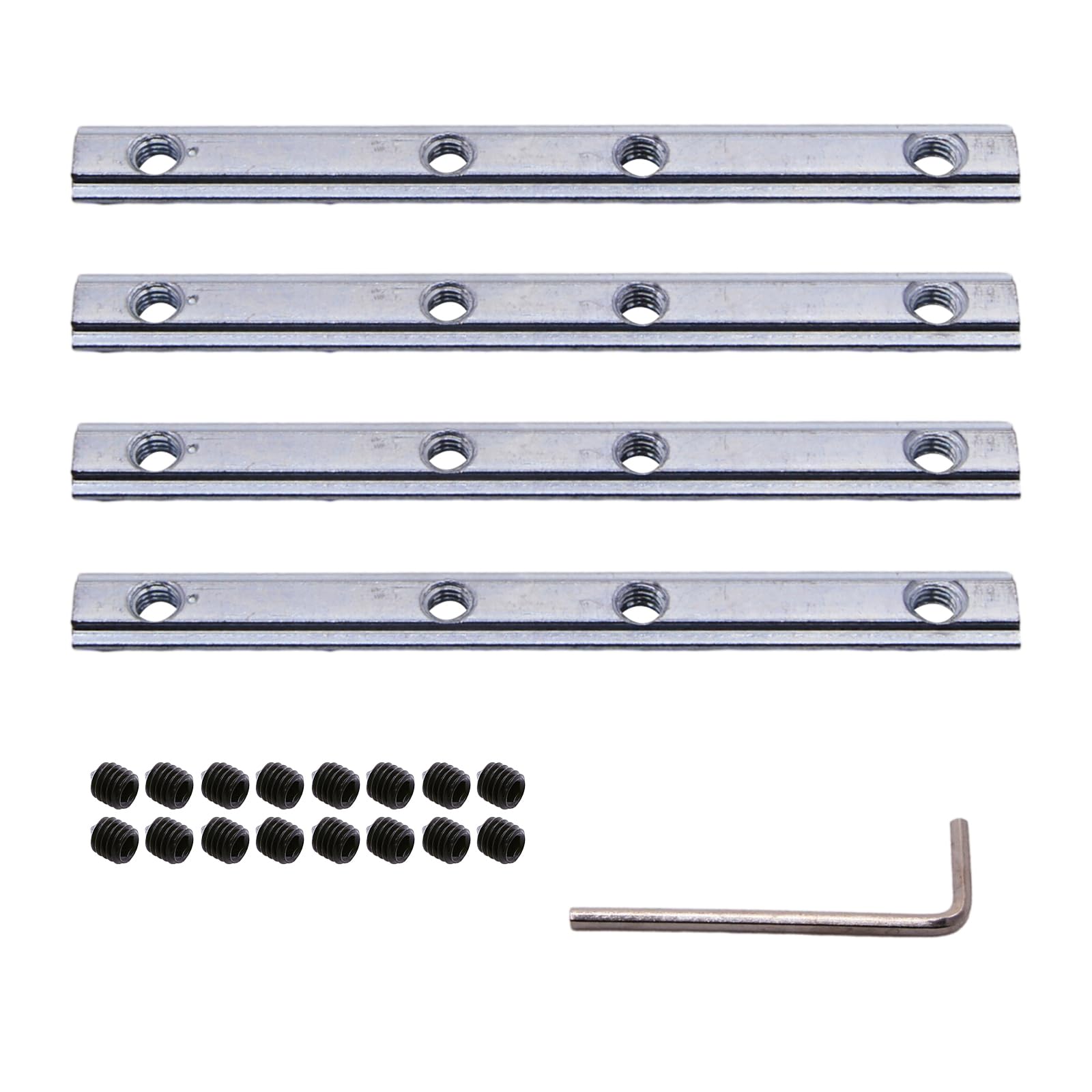 Amazon.com: Saim 4 PCS Straight Line Connector, Aluminum Profile ...