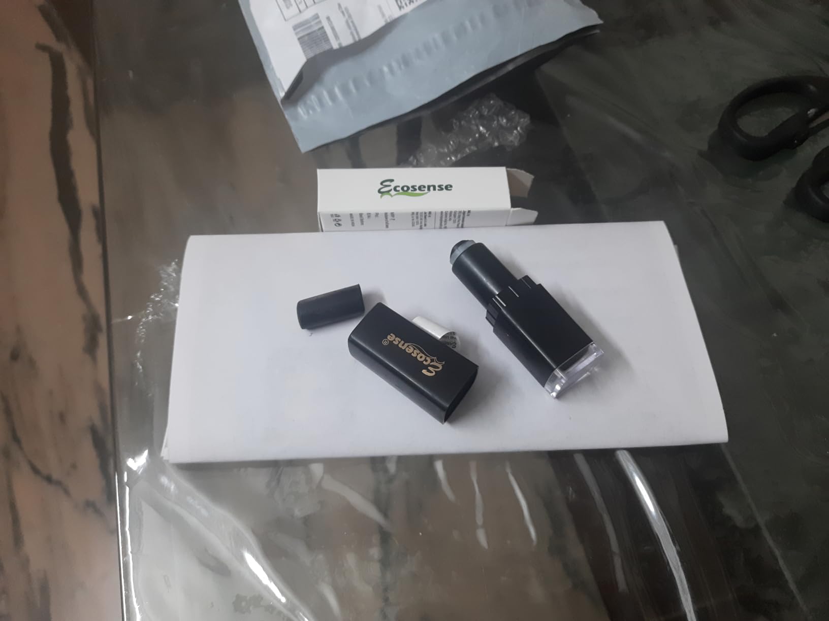 ECOSENSE Hair Colour Touch Up Black 4g Stick | Easy and Quick Root Touch Up | Temporary Hair ...