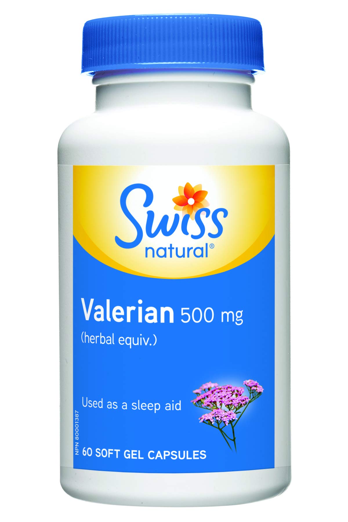 Swiss Natural - Valerian Root, 500mg | Promotes a Healthier Sleep Cycle ...