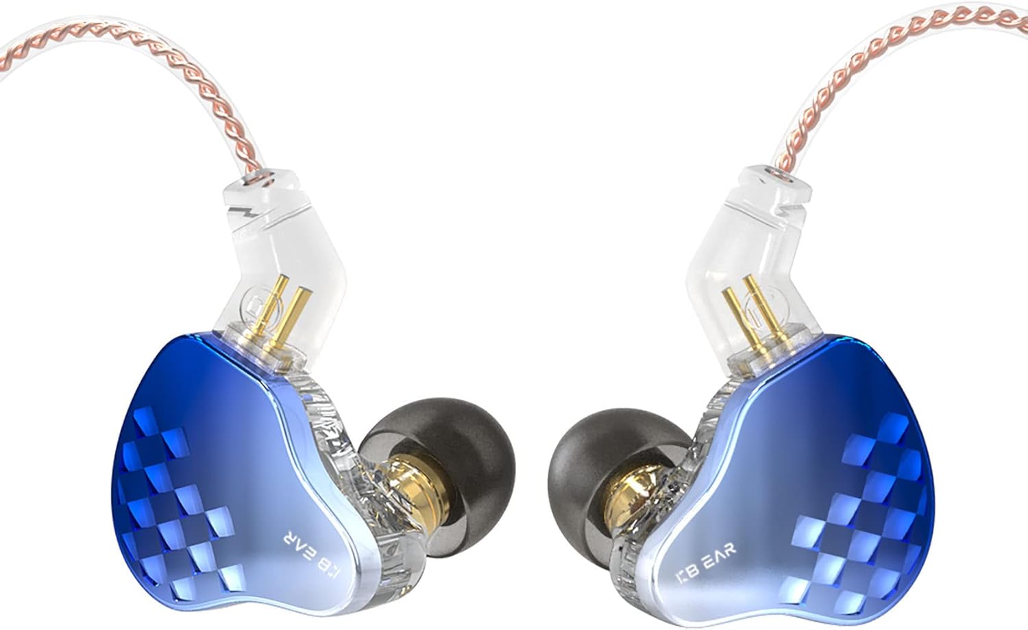 Amazon.com: YINYOO KBEAR Robin IEM 入耳式監聽器 立體聲入耳式耳機 無麥克風 有線耳塞 專業音樂家耳機 ...